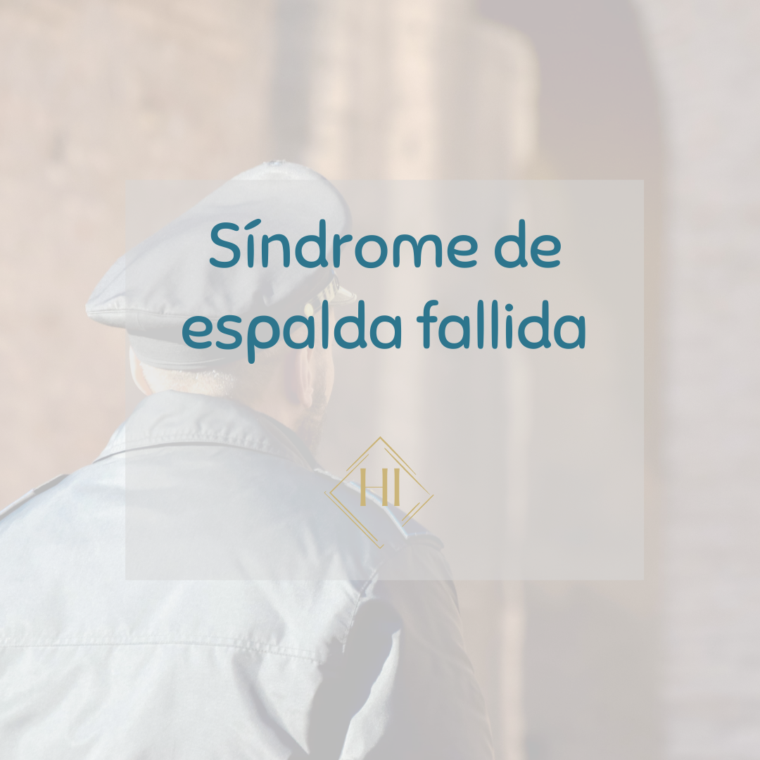 Síndrome de espalda fallida